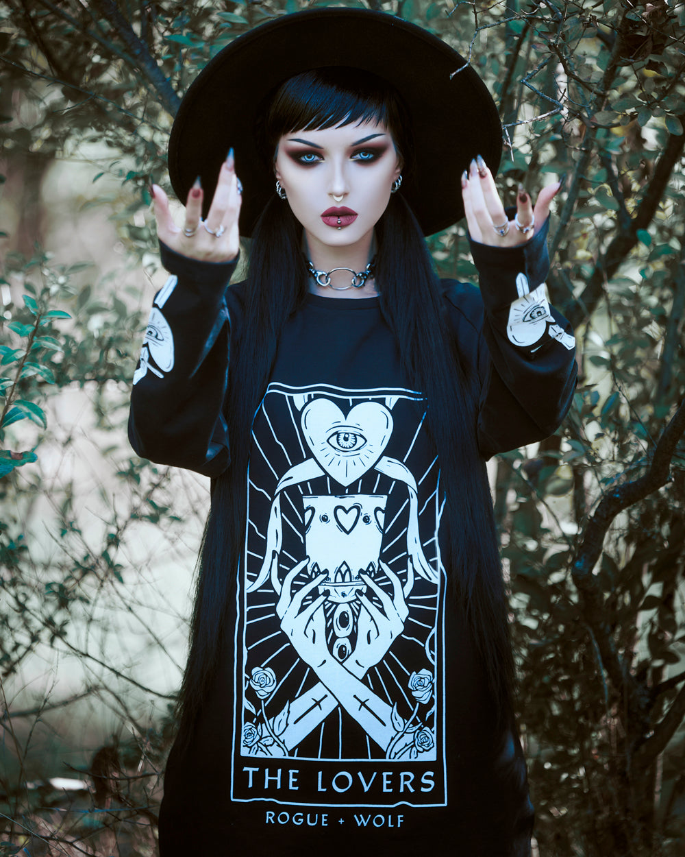 Lovers Tarot Long Sleeve Tee – Rogue + Wolf