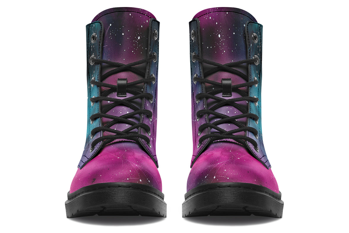 Supernova Boots – Rogue + Wolf Vegan Leather Cosmic Witchy Punk Boots