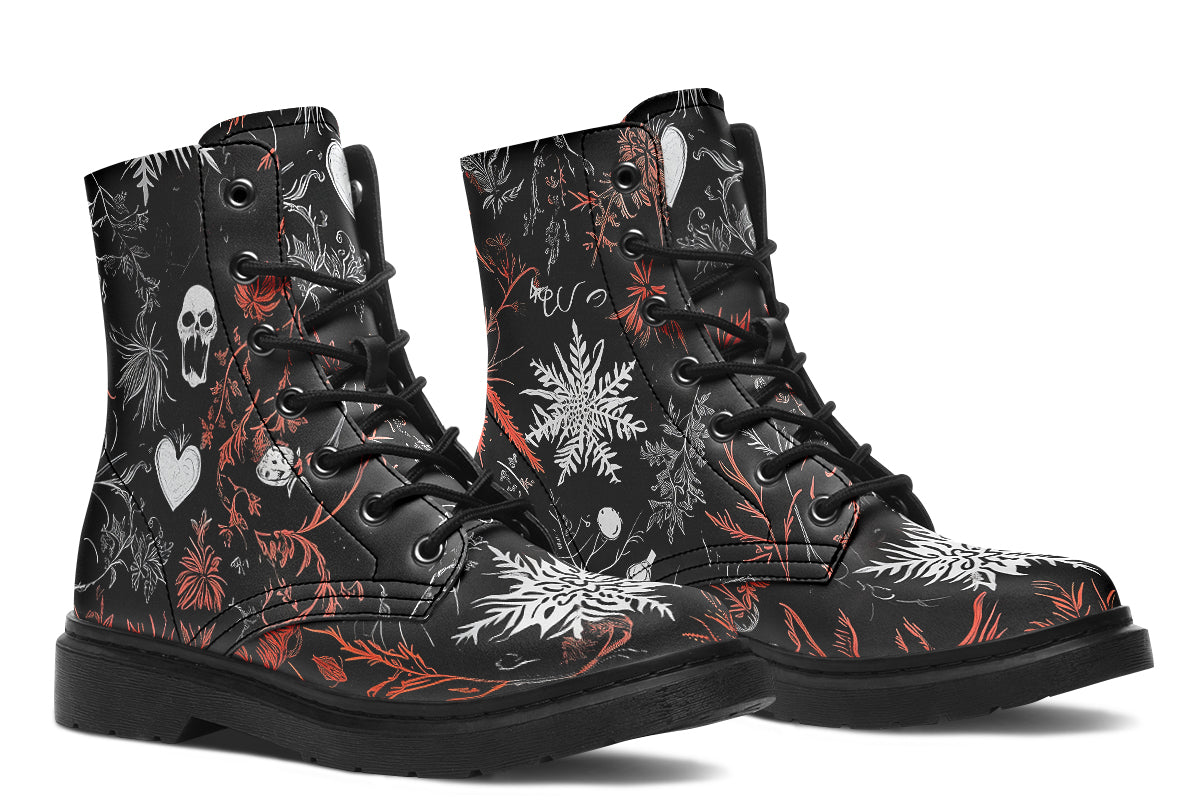 Dead of Winter Boots – Rogue + Wolf Vegan-Leather Gothic Witch Boots