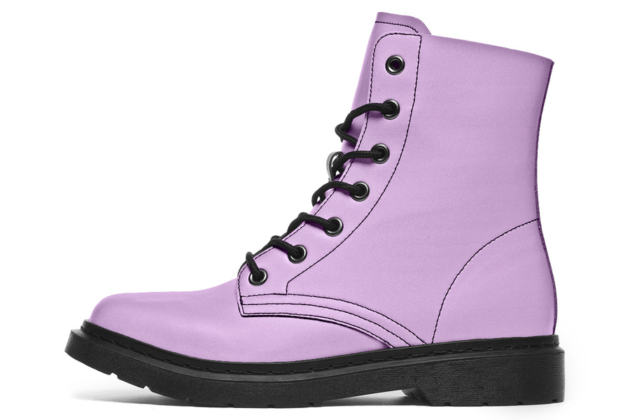 Digital Lavender Boots – Rogue + Wolf Lavender Vegan Leather Witchy Boots