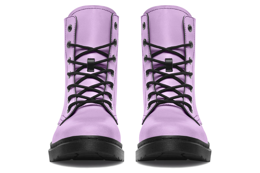 Digital Lavender Boots – Rogue + Wolf Lavender Vegan Leather Witchy Boots