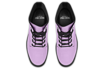 Digital Lavender Boots – Rogue + Wolf Lavender Vegan Leather Witchy Boots