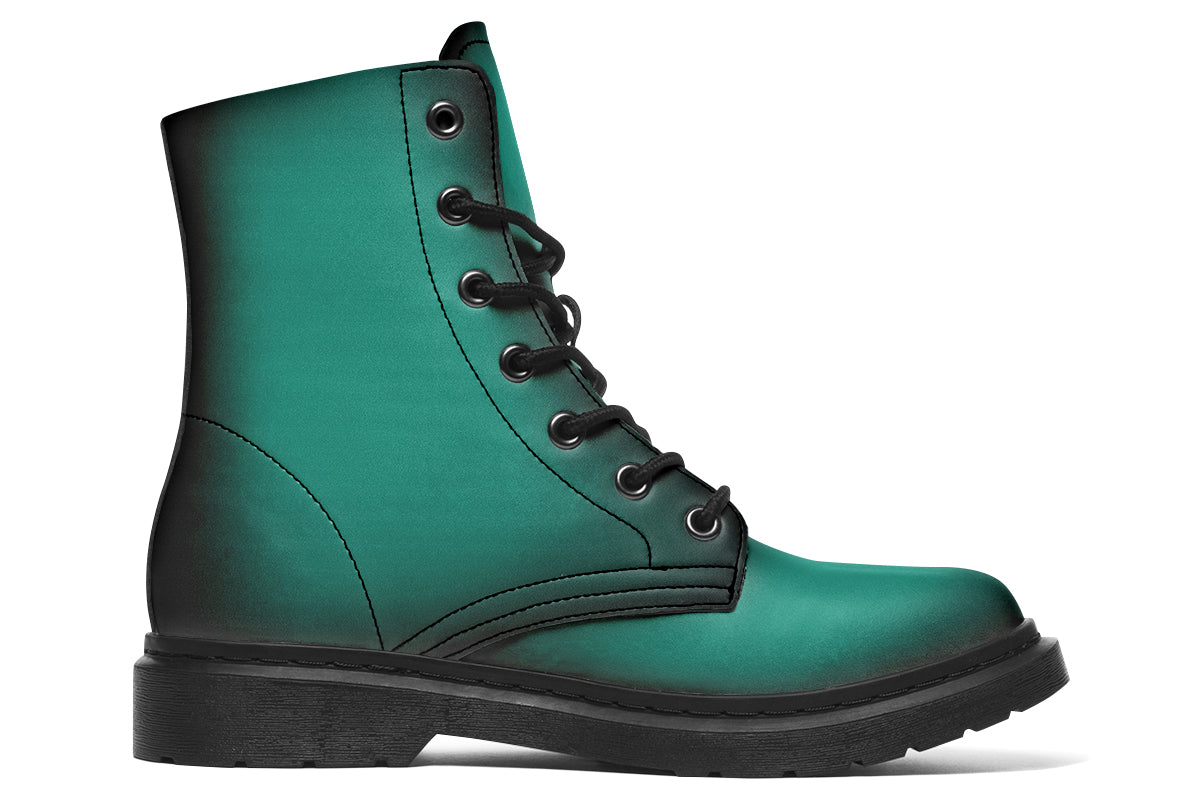 Enchanted Emerald Boots – Rogue + Wolf Vegan-Leather Gothic Witch Boots