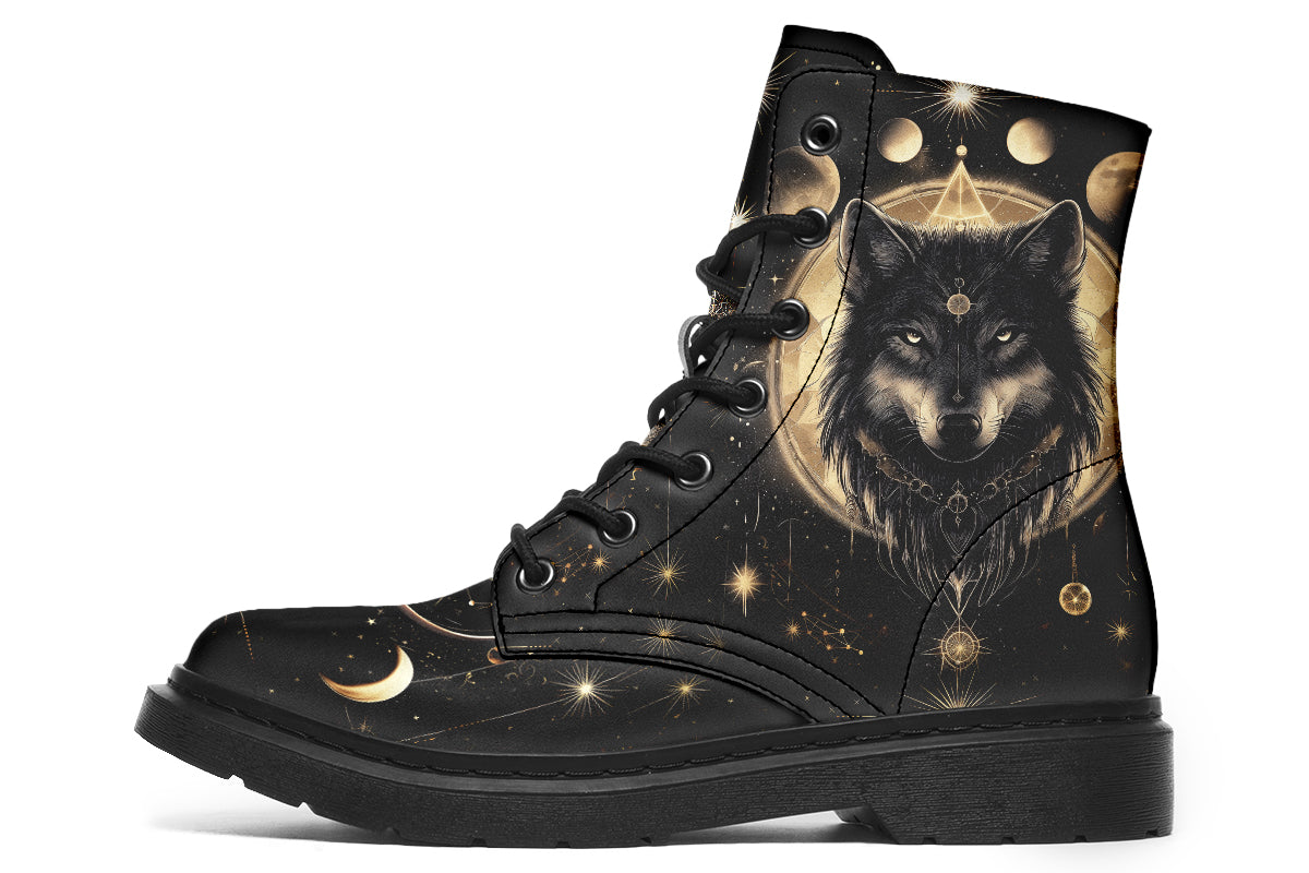 Guardian Wolf Boots – Rogue + Wolf Vegan PU Leather Witchy Spirit ...