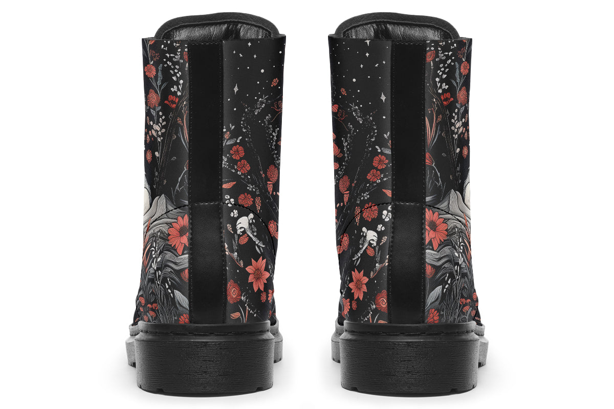 Lone Wolf Boots – Rogue + Wolf Vegan-Leather Gothic Witchcore Boots