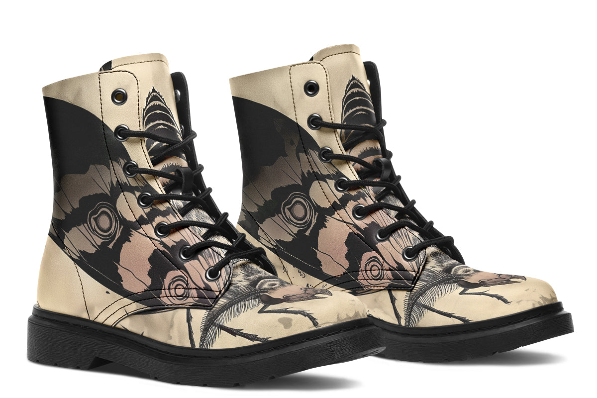 The Watchers Boots – Rogue + Wolf Vegan Leather Occult Witchy Boots