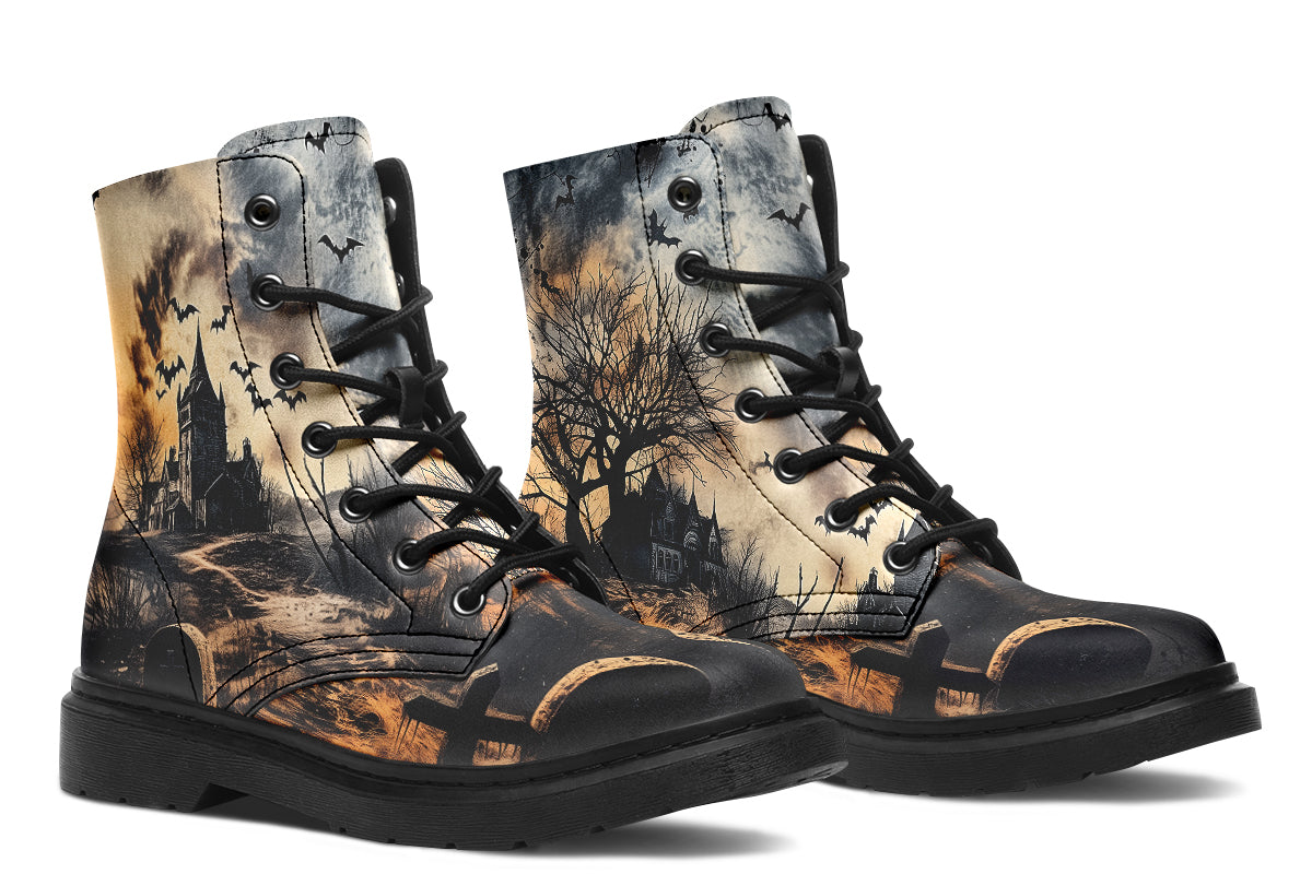 Vlad’s Castle Boots – Rogue + Wolf Vegan Leather Gothic Punk Boots