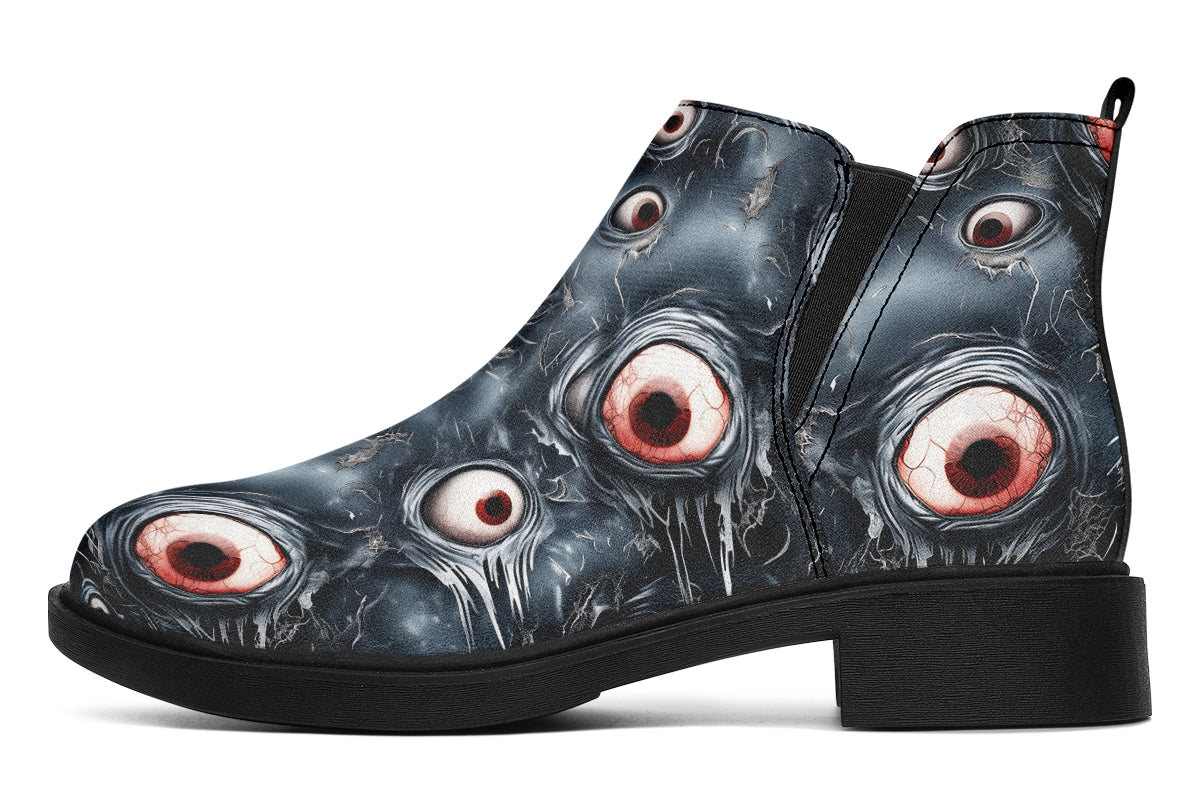 Beholder Chelsea Boots – Rogue + Wolf Vegan Microsuede Gothic Witch Boots