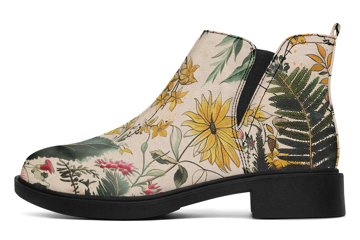 Fernwood Chelsea Boots – Rogue + Wolf Vegan Micro-Suede Witchy Gothic Boots