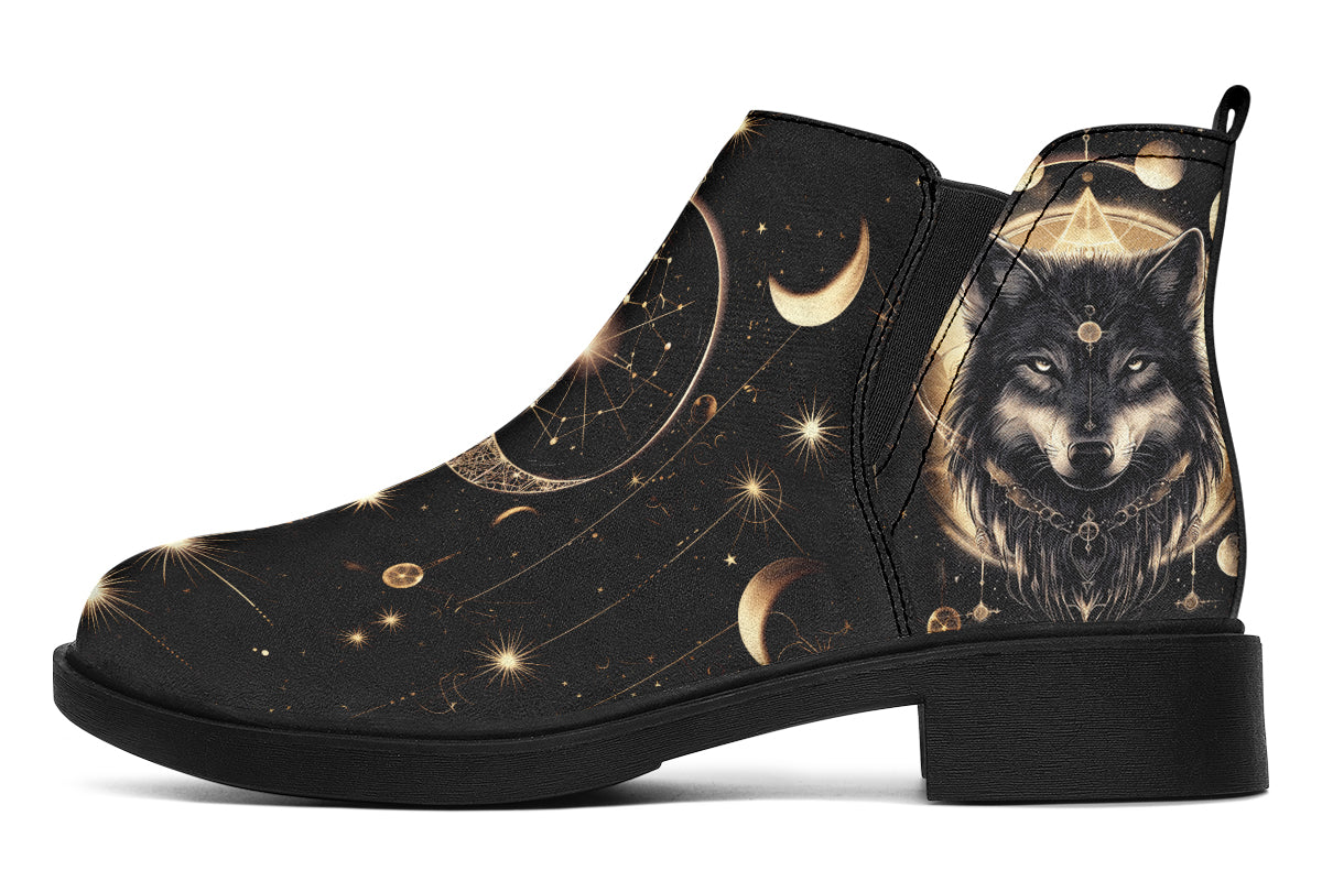 Guardian Wolf Chelsea Boots – Rogue + Wolf Vegan Suede Witchy Chelsea Boots