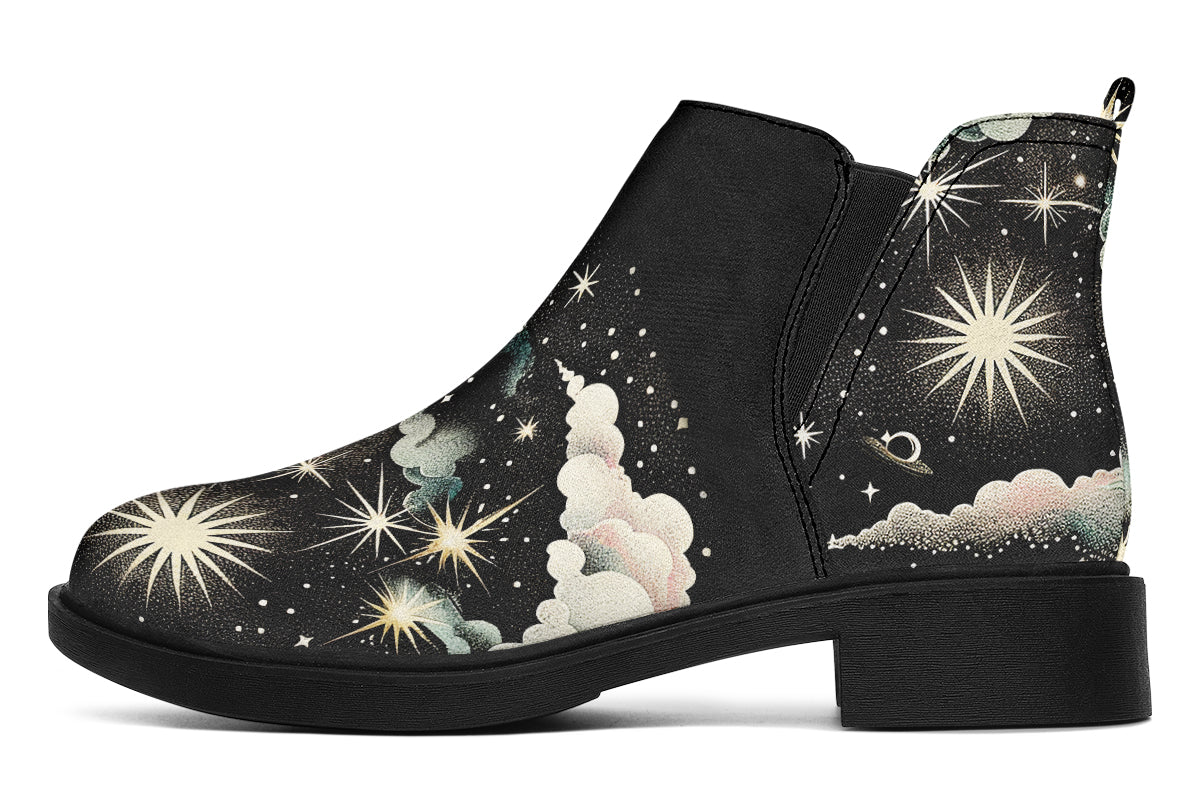 Orion’s Dream Chelsea Boots – Rogue + Wolf Micro Suede Celestial Witch ...