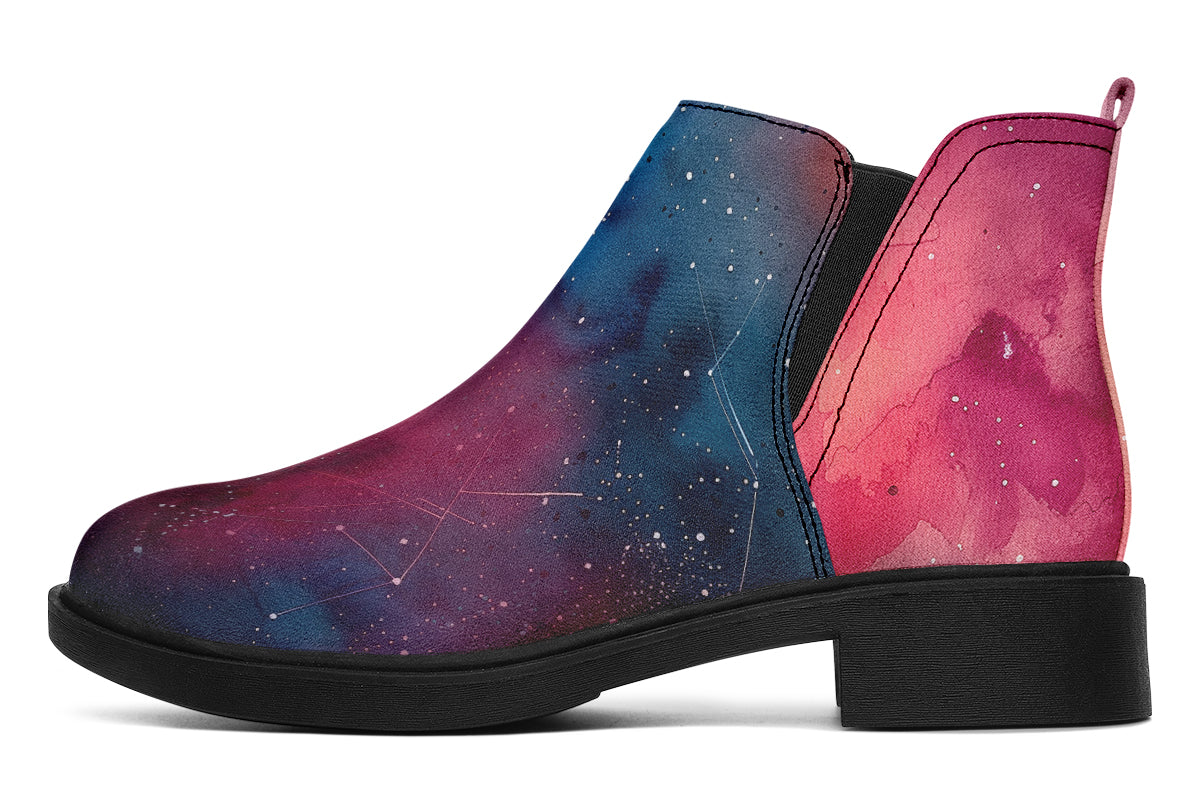Twilight Chelsea Boots – Rogue + Wolf Micro Suede Celestial Witch Boots