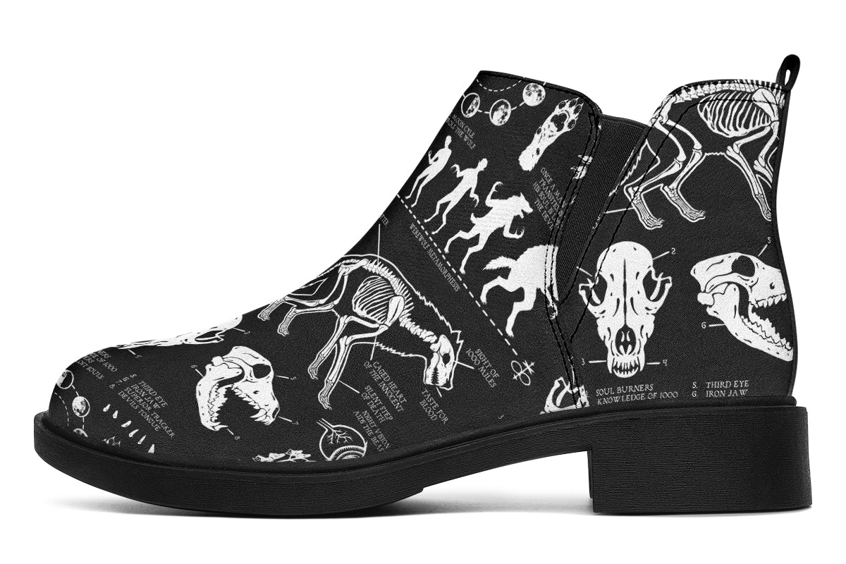 Wolf Study Chelsea Boots – Rogue + Wolf Micro-Suede Witchy Occult Boots