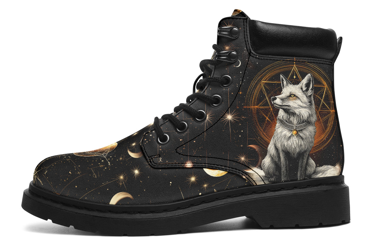 Astral Fox Classic Boots – Rogue + Wolf Vegan Micro-Suede Witchy Boots