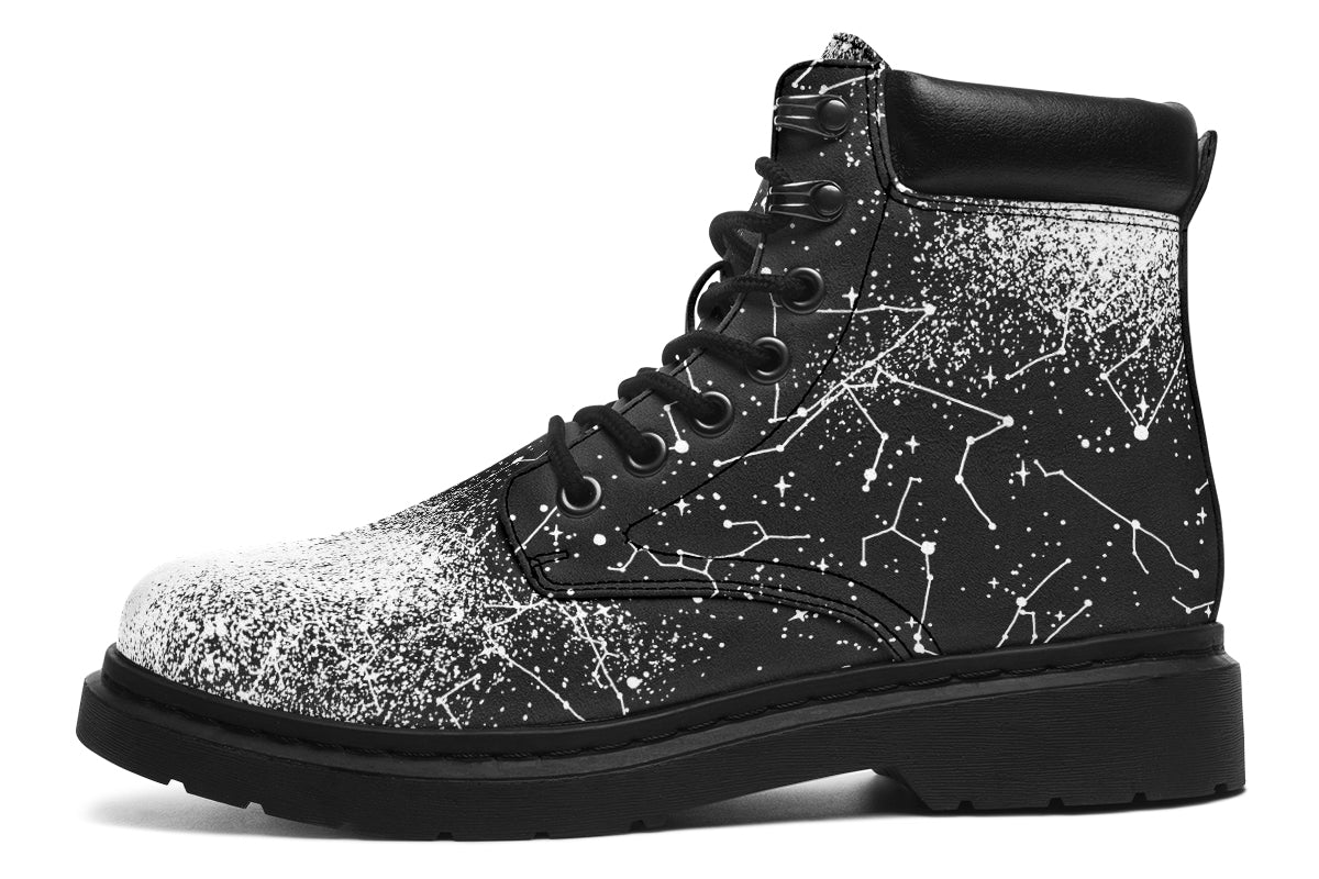 Constellation Classic Boots – Rogue + Wolf Vegan Suede Cosmic Witch Boots