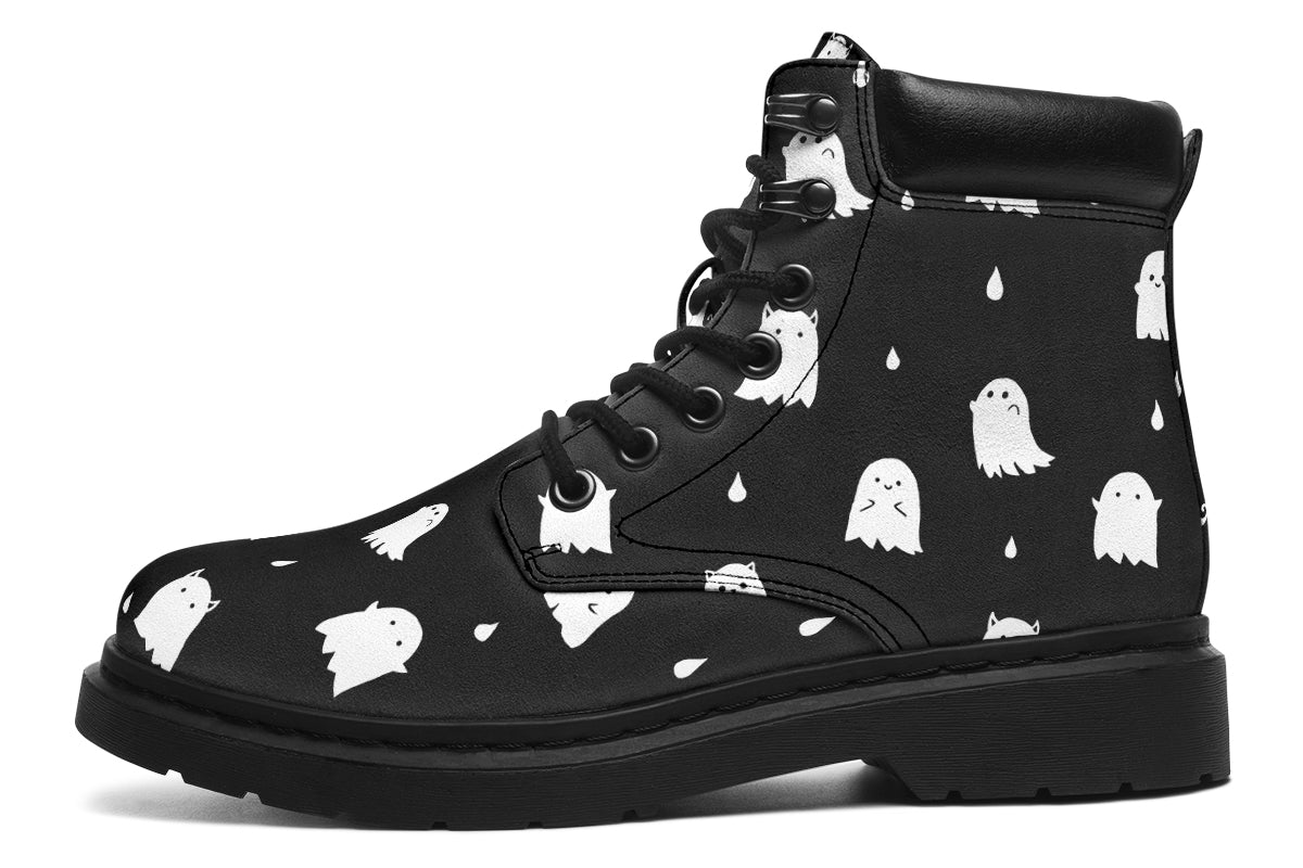 Ghost Party Classic Boots – Rogue + Wolf Vegan Suede Witchy Goth Boots