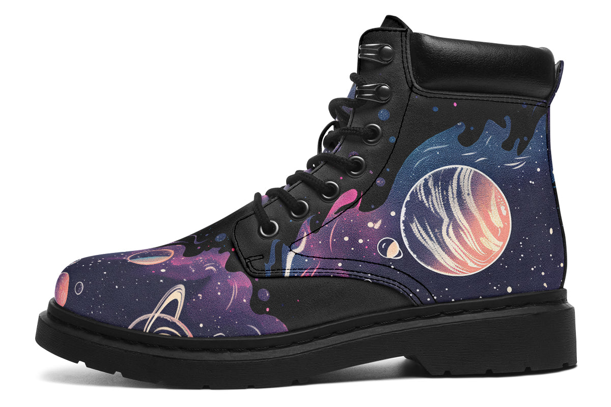 Nebula Classic Boots – Rogue + Wolf Micro Suede Cosmic Witch Boots
