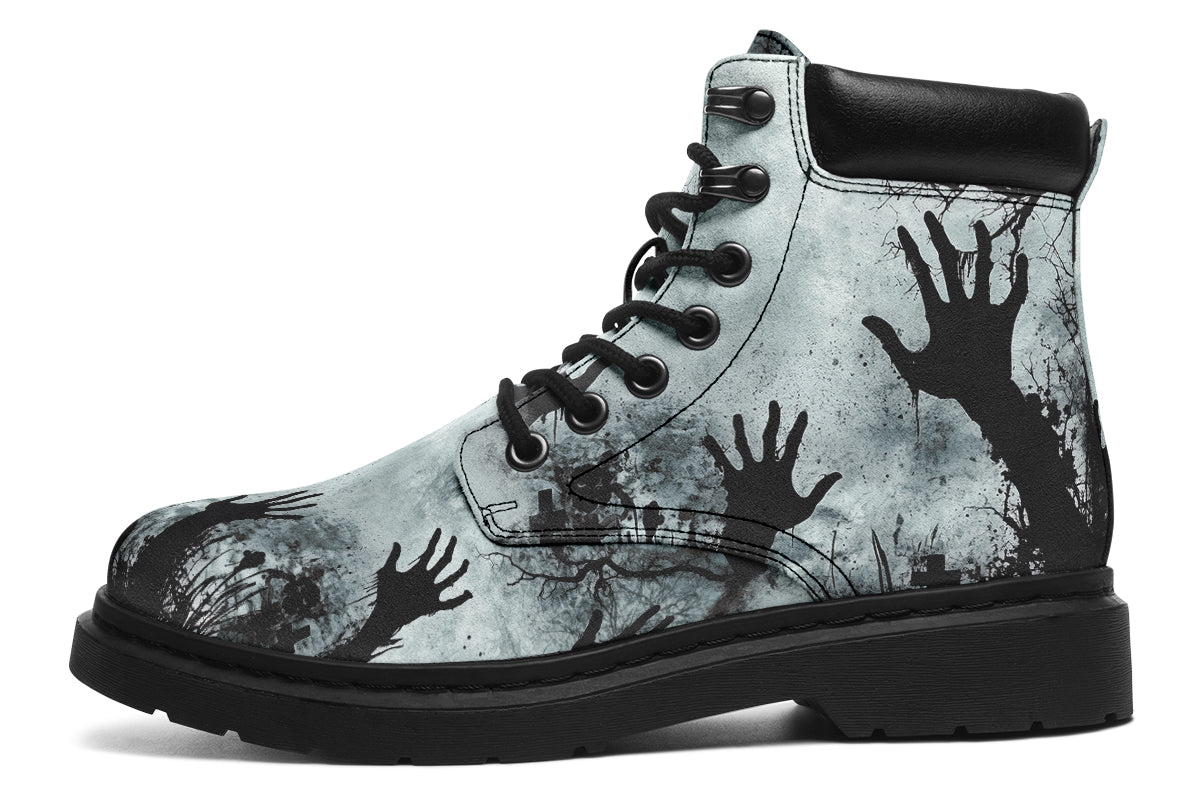 Reanimated Classic Boots – Rogue + Wolf Vegan Microsuede Gothic Horror ...