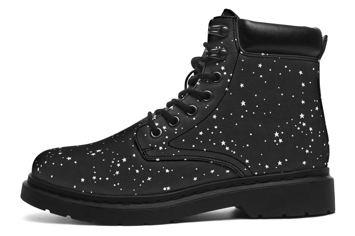 Starry Night Classic Boots – Rogue + Wolf Micro-Suede Celestial Boots