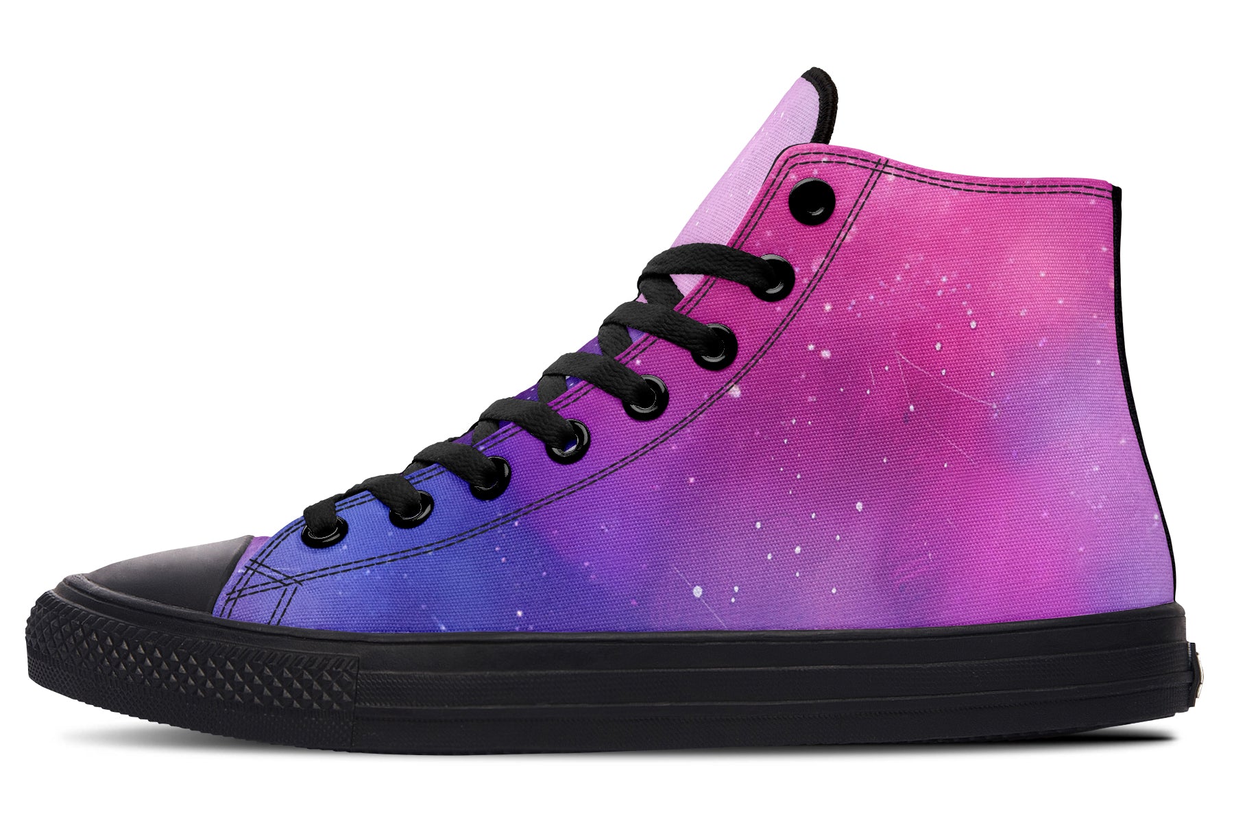 Dreams High Tops – Rogue + Wolf Pink Canvas Celestial Sneakers