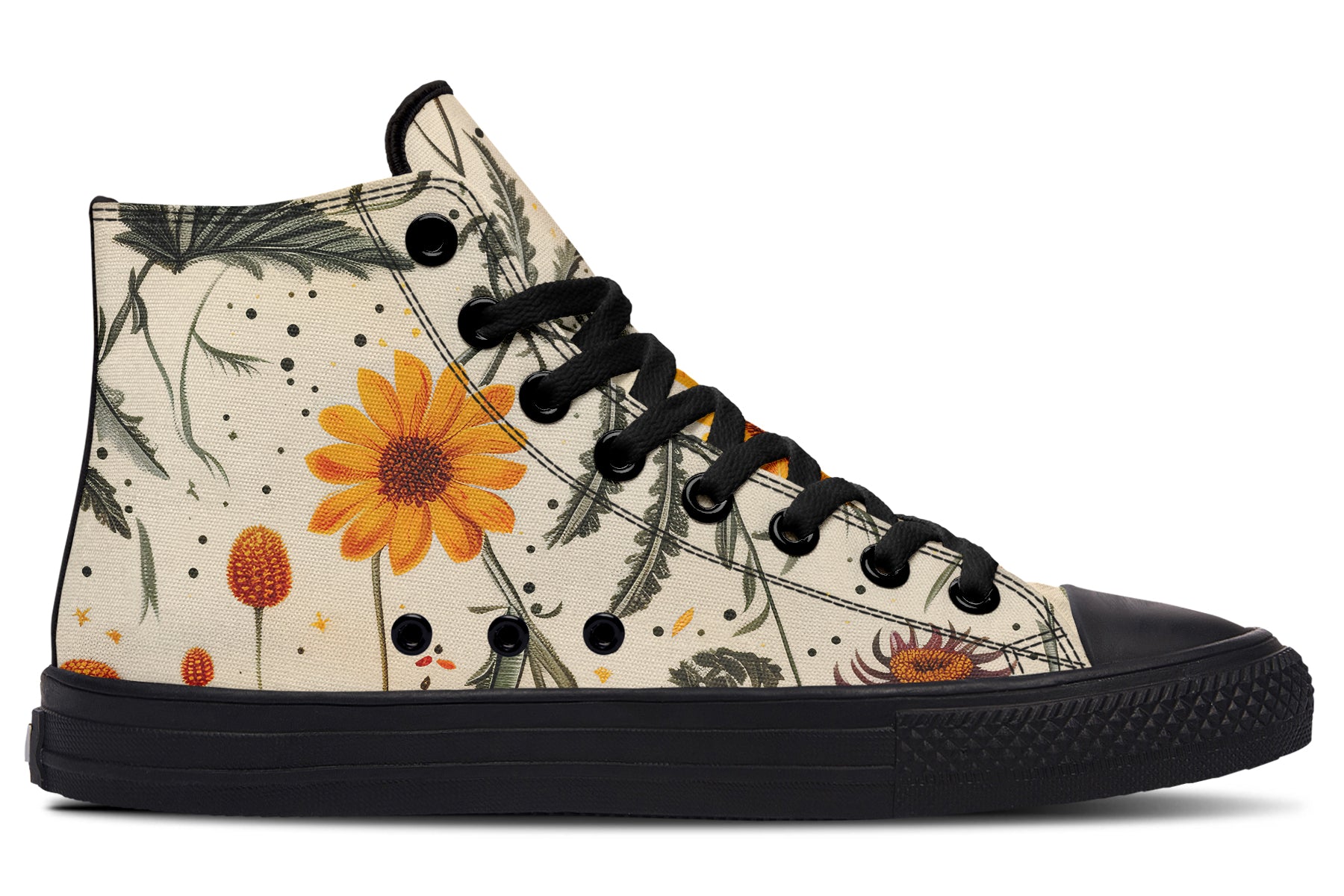 Midsummer High Tops – Rogue + Wolf Canvas Dark Academia Sneakers