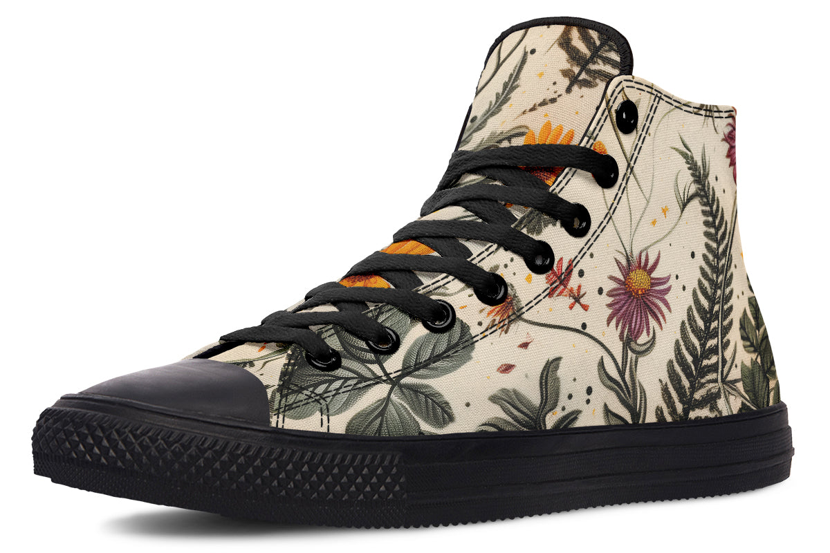 Midsummer High Tops - Classic Premium Canvas Shoes with Comfortable an ...
