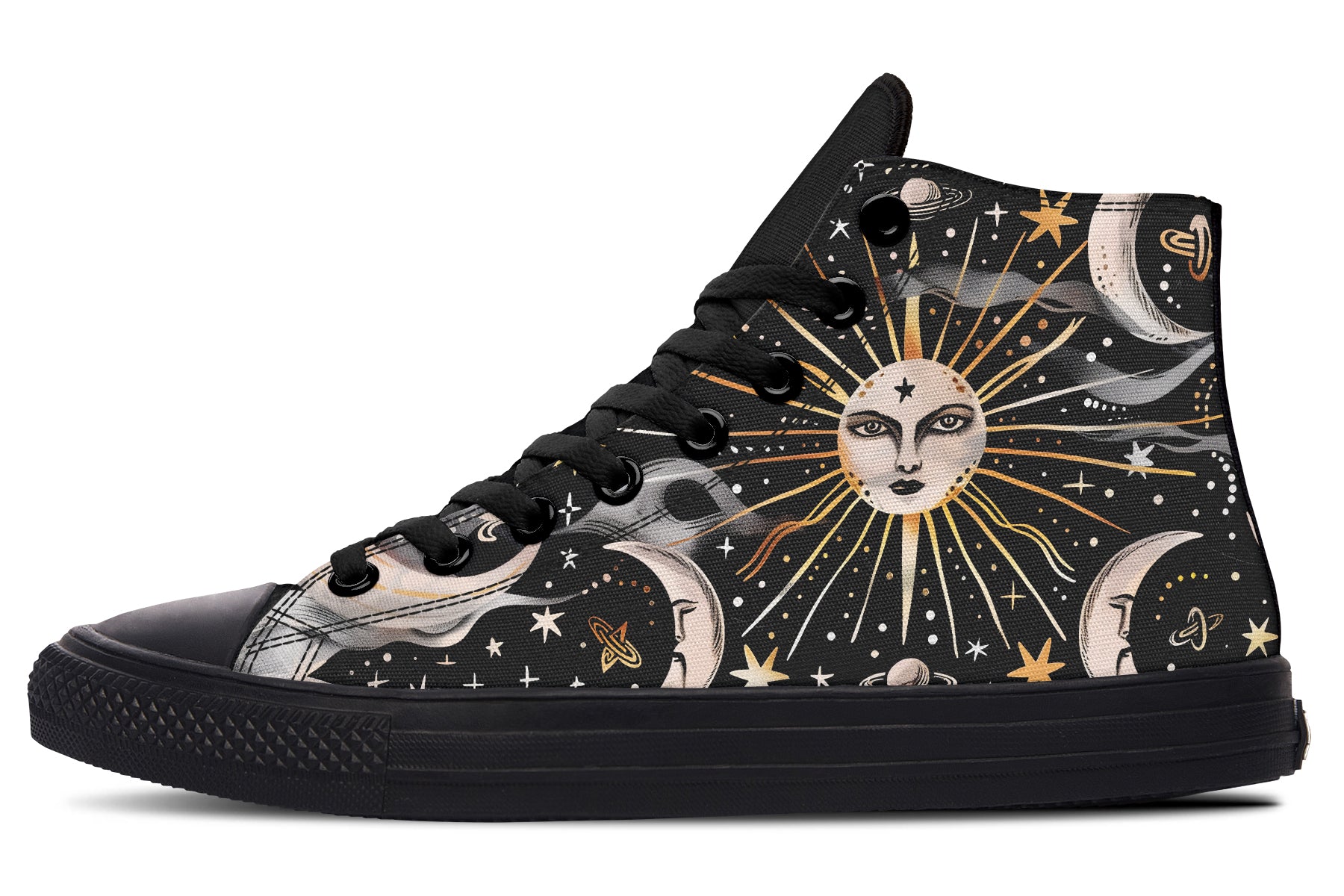 Daystar High Tops – Rogue + Wolf Vegan Canvas Celestial Sneakers