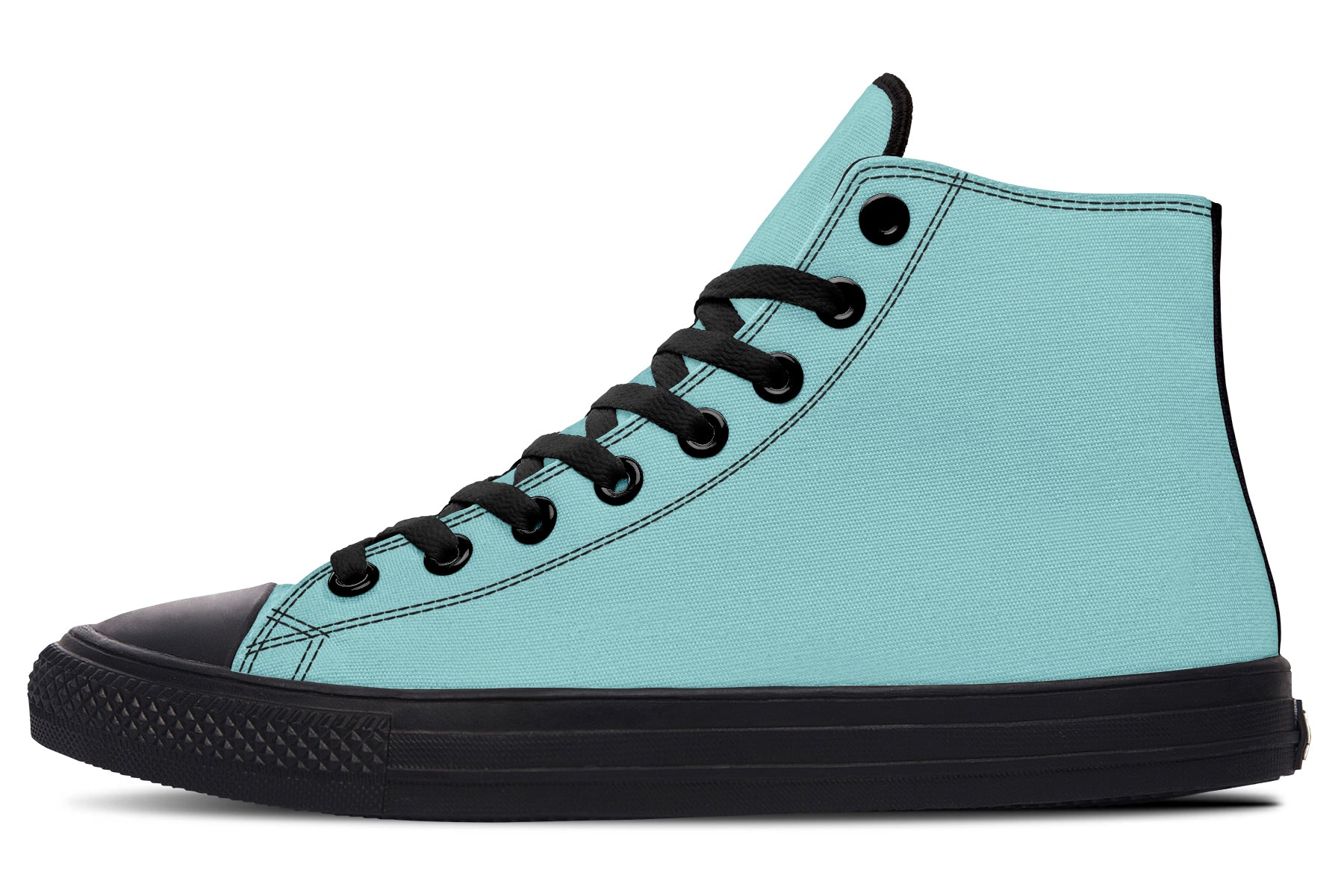 Aqua Mist High Tops – Rogue + Wolf Aqua Vegan Canvas Witchy Sneakers