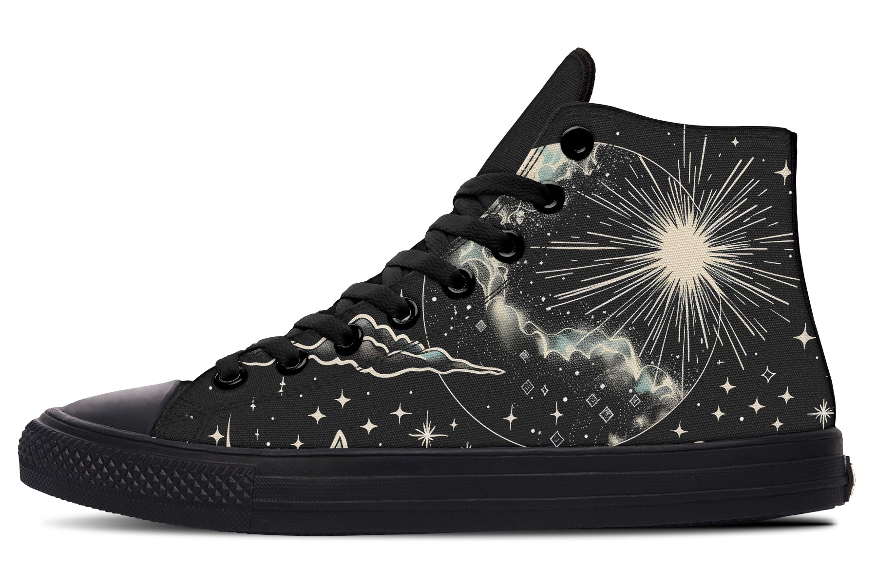 Dawn Star High Tops – Rogue + Wolf Canvas Celestial Sneakers