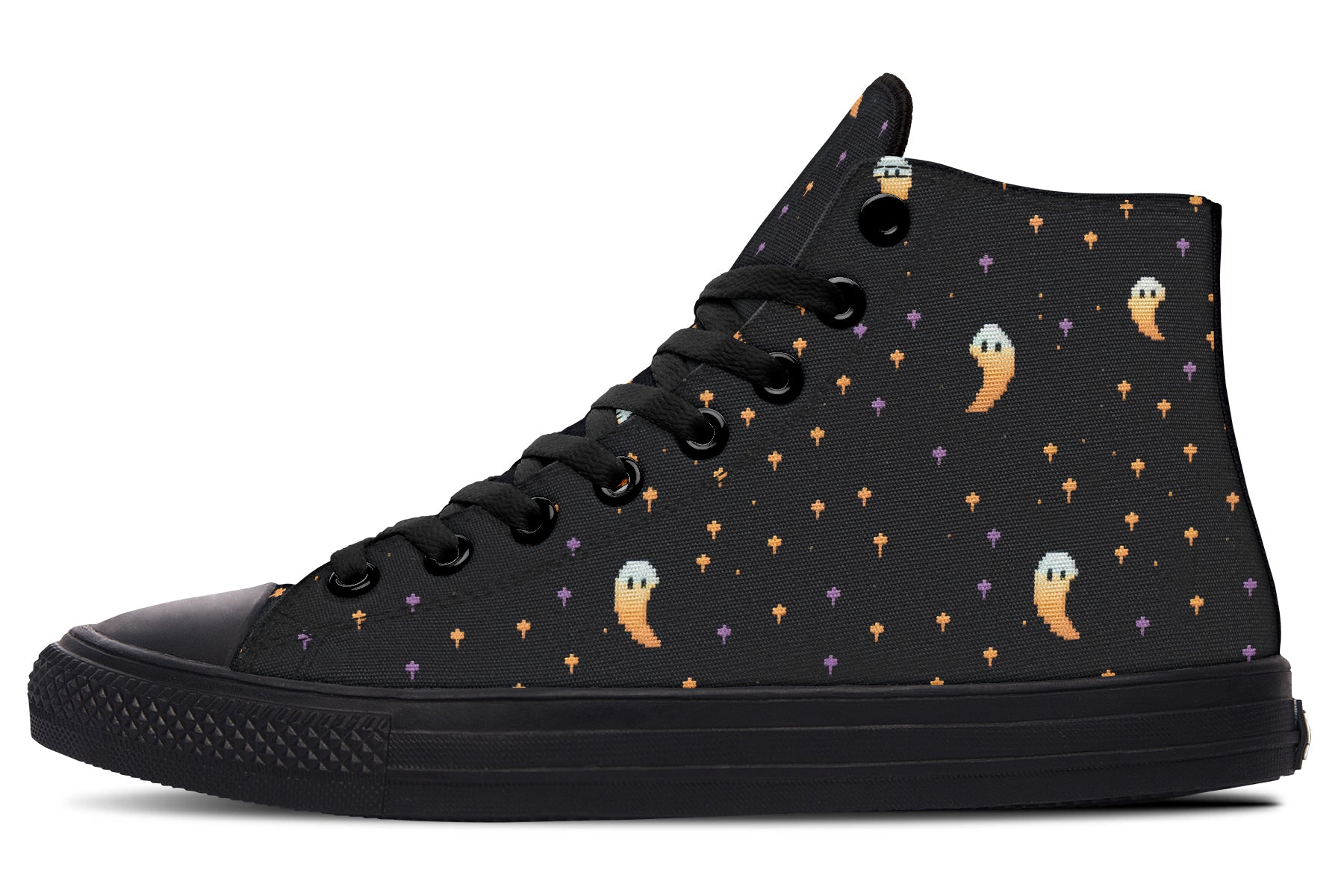 Spooky Soirée High Tops – Rogue + Wolf Canvas Dark Academia Sneakers