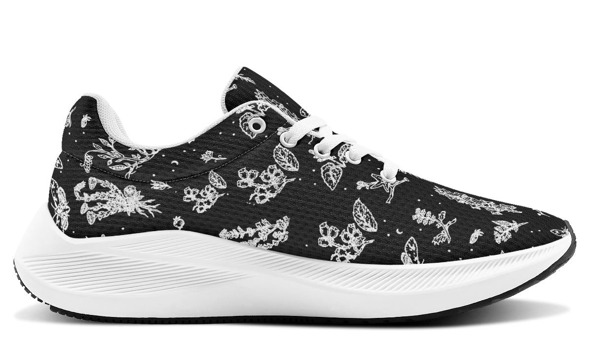 Nightshade Sneakers – Rogue + Wolf Vegan-Fabric Botanical Witchy Sneakers