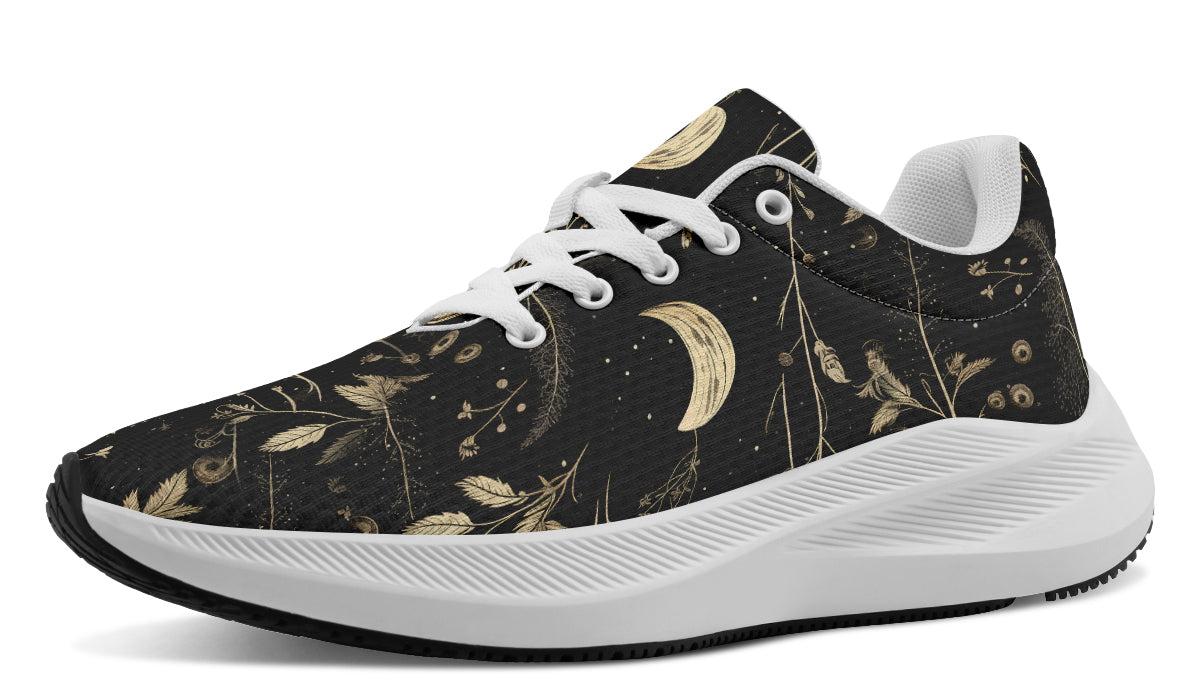 Twilight Garden Sneakers – Rogue + Wolf Textile Botanical Witchcore ...