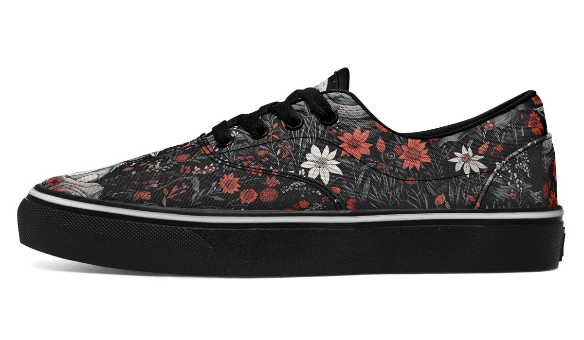 Lone Wolf Street Sneakers – Rogue + Wolf Canvas Occult Witchy Sneakers