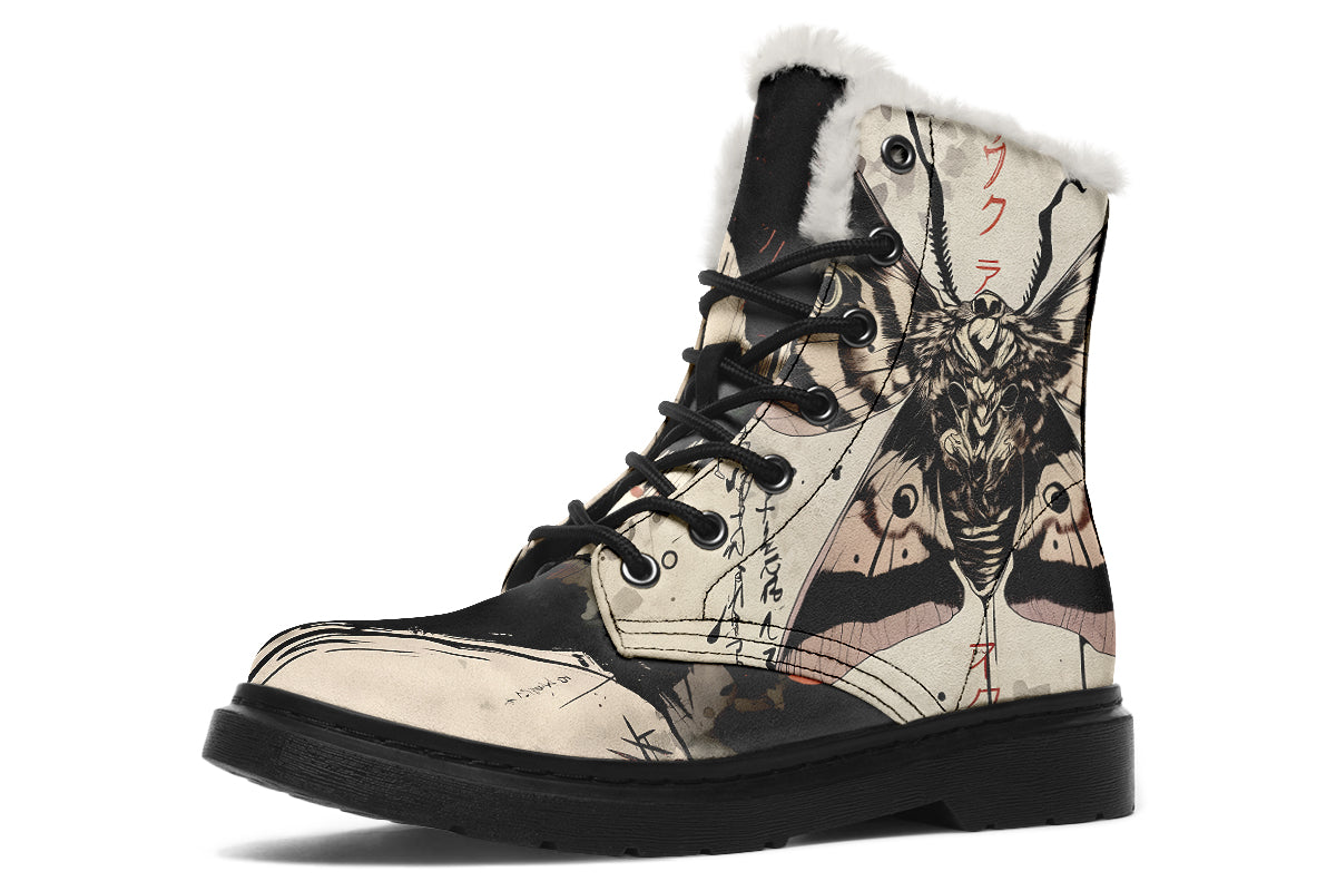 Abyss Winter Boots – Rogue + Wolf Vegan Micro-Suede Witchy Gothic Boots