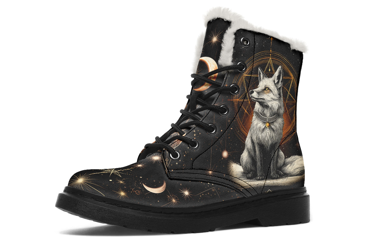 Astral Fox Winter Boots – Rogue + Wolf Micro-Suede Witchy Boots