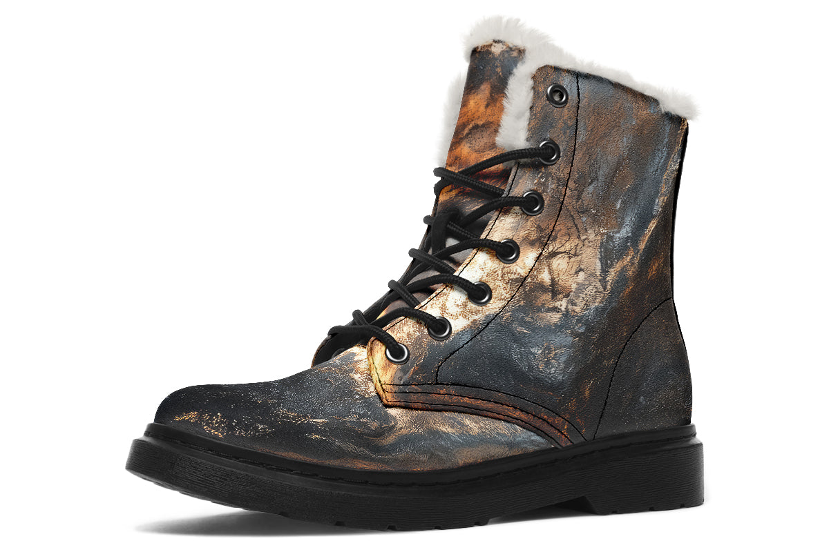 Charred Ore Winter Boots – Rogue + Wolf Micro-Suede Gothic Alchemist Boots