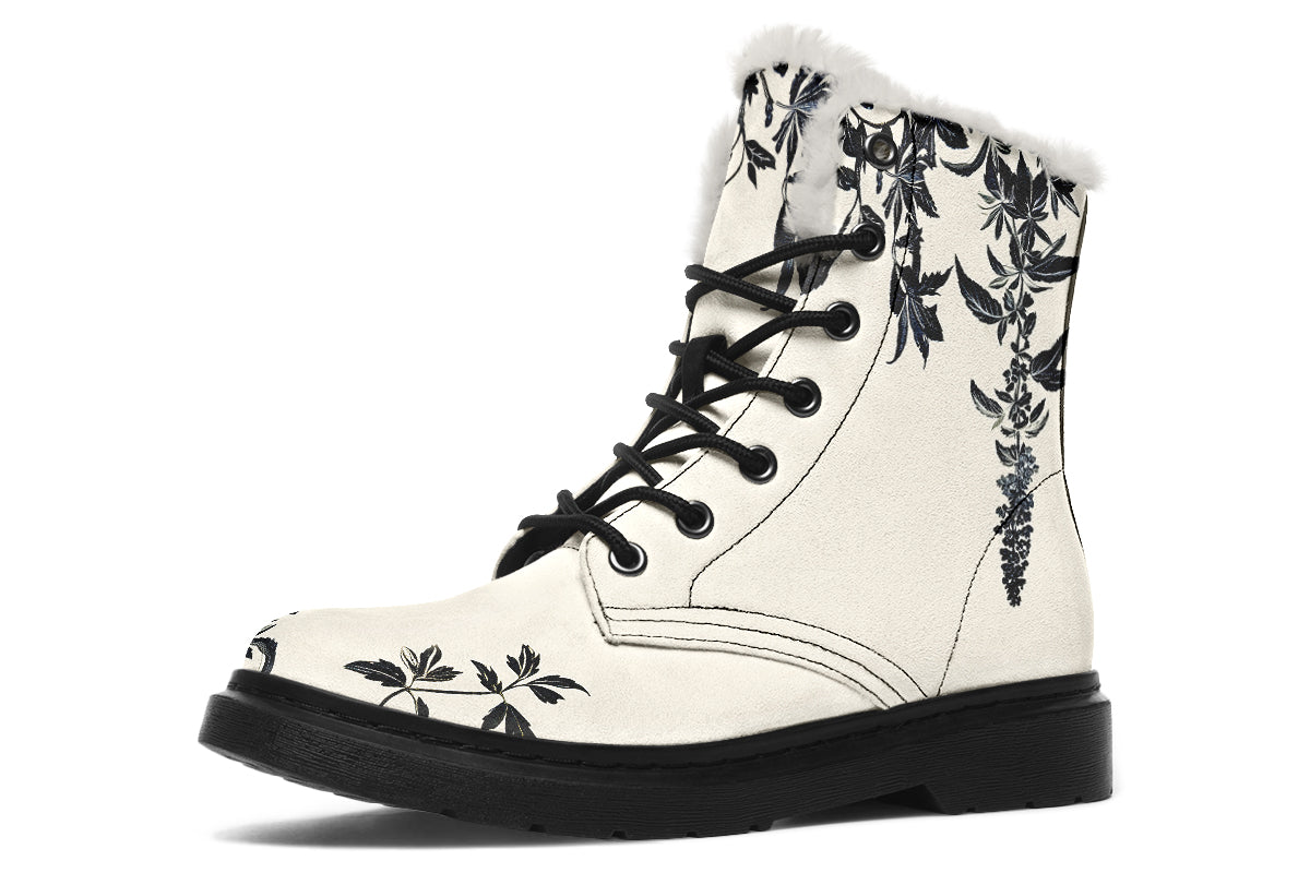 Night Ivy Winter Boots – Rogue + Wolf Micro-Suede Witchy Gothic Boots