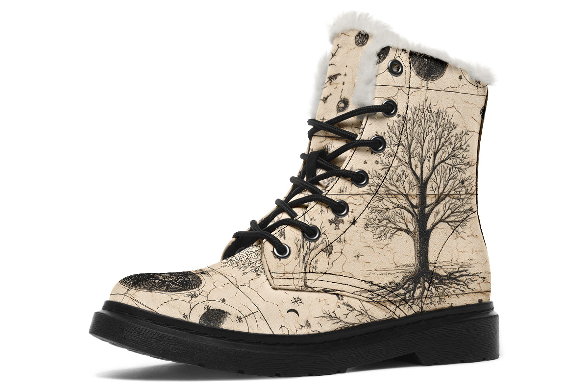 Rooted Winter Boots – Rogue + Wolf Vegan Micro-Suede Witchy Boots