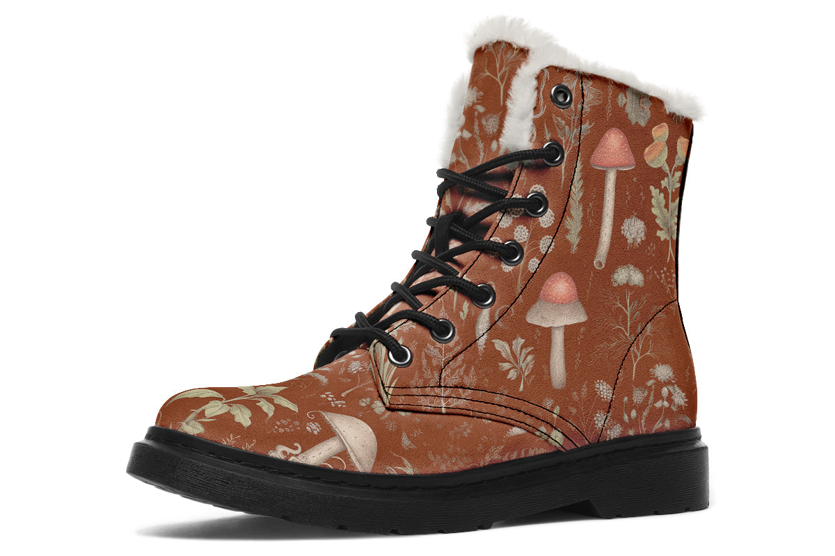 Rust Foraging Winter Boots – Rogue + Wolf Micro-Suede Cottagecore Boots