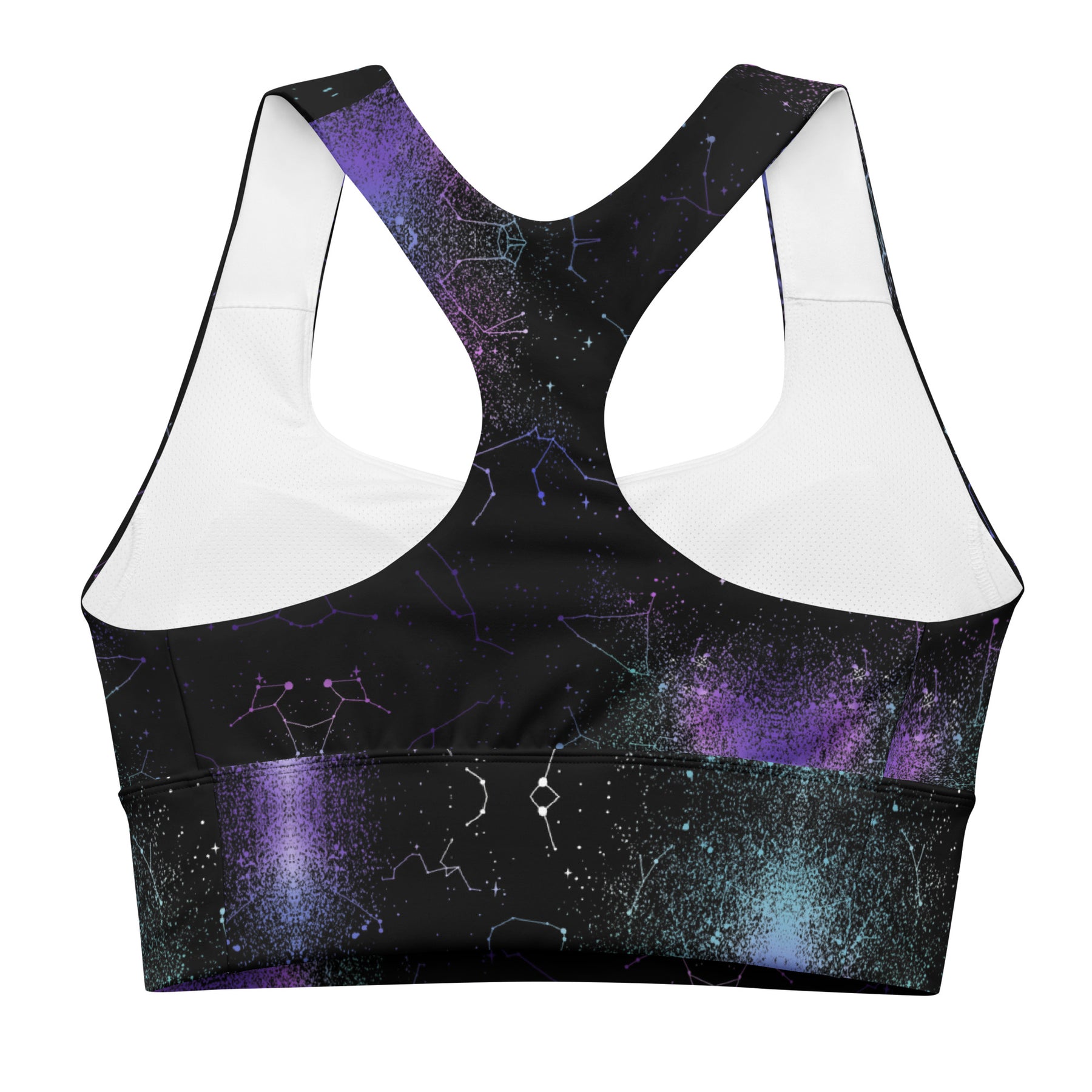 Aurora Longline Sports Bra – Rogue + Wolf Polyester Celestial Goth ...