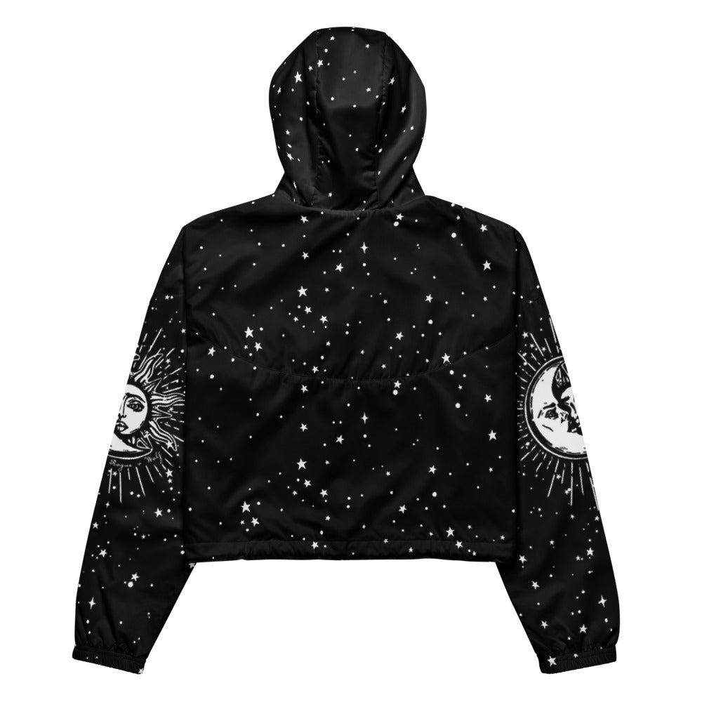 Astral Cropped Windbreaker – Rogue + Wolf Polyester Celestial Windbreaker