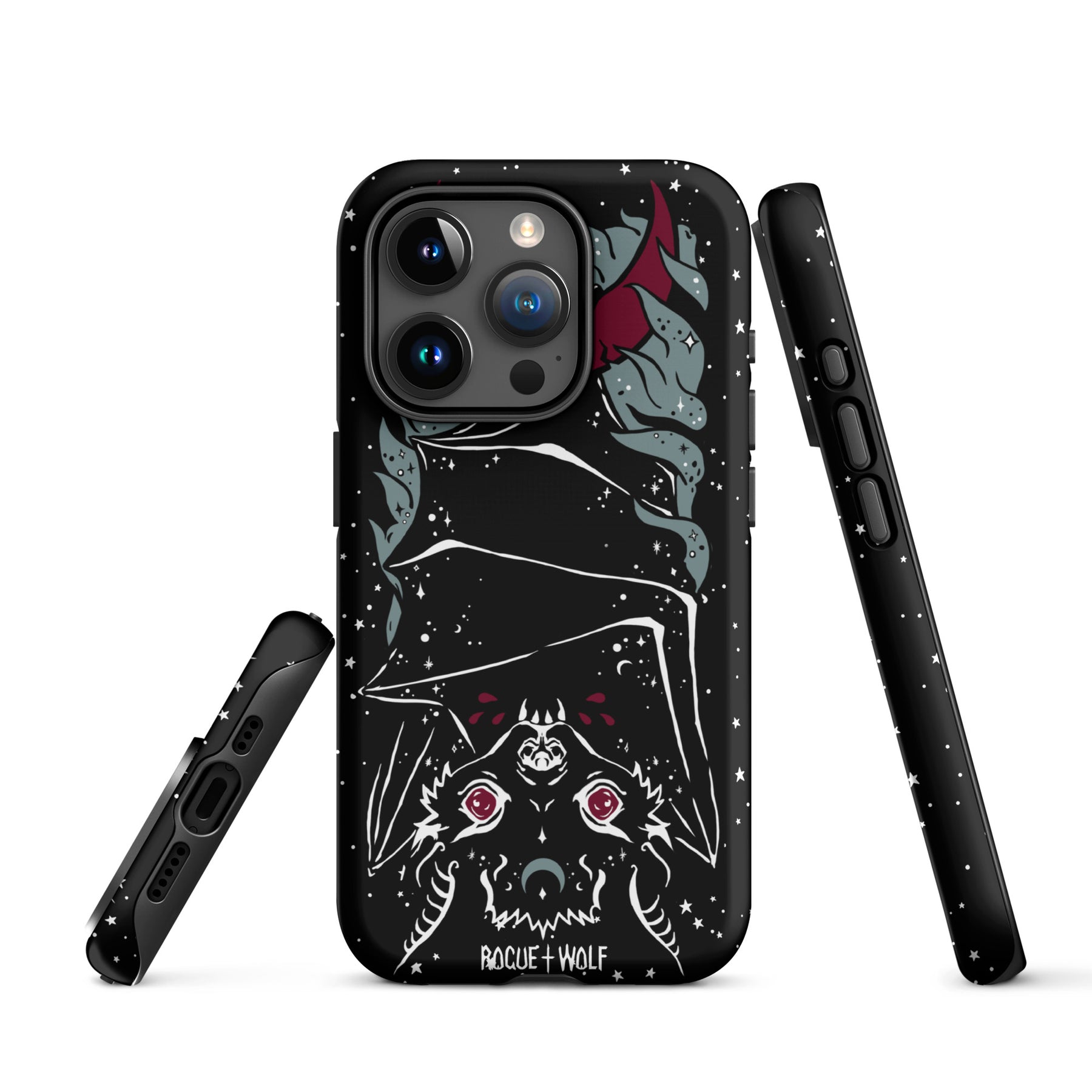 Vampire Bat Tough Phone Case for iPhone – Rogue + Wolf Plastic Gothic ...
