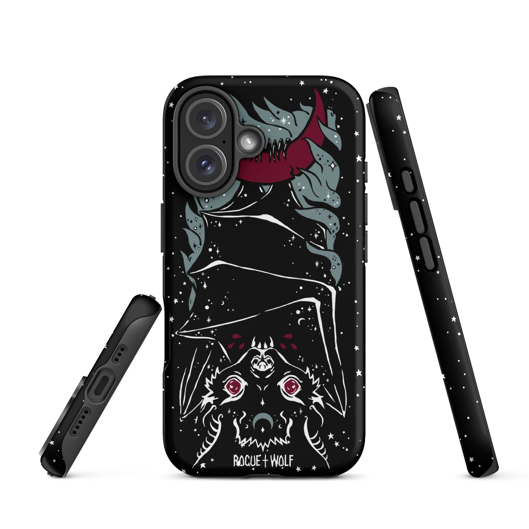 Vampire Bat Tough Phone Case for iPhone – Rogue + Wolf Plastic Gothic ...
