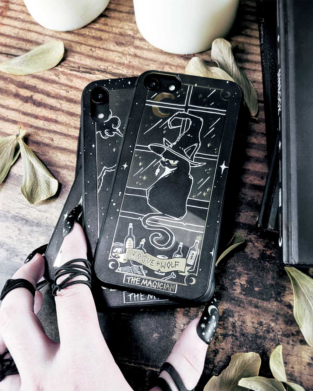The Magician Tarot Phone Case - Mirror Gold Details – Rogue + Wolf